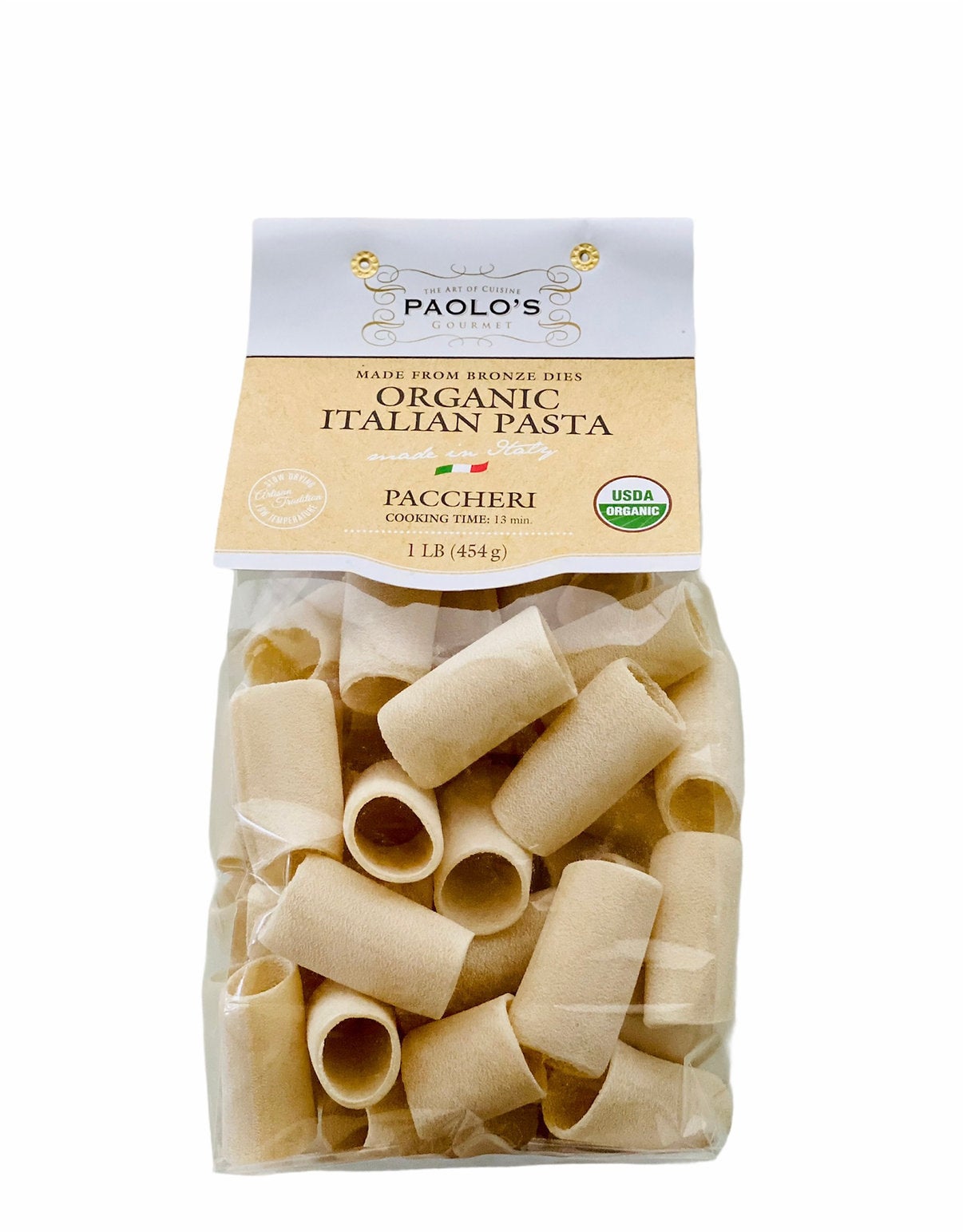 PACCHERI ORGANIC 1 LB PAOLO | Origini Italian Market | Fresh, authentic ...