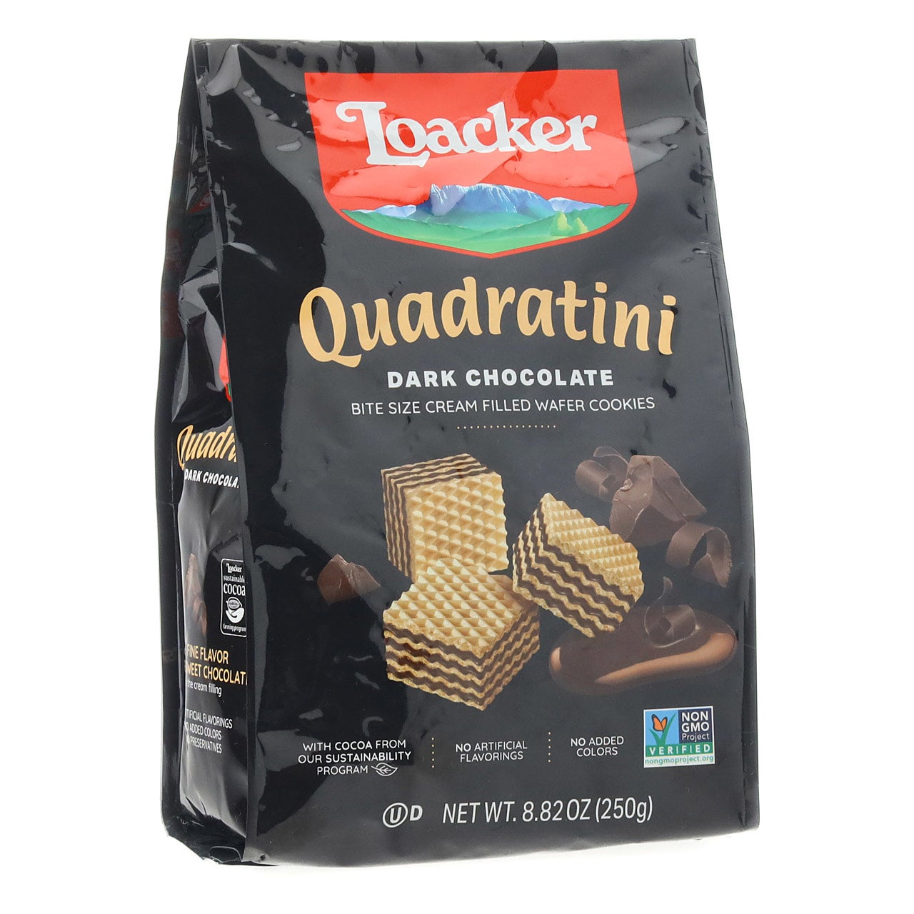 LOACKER QUADRATINI DARK CHOCOLATEWAFER 8.82 Oz | Origini Italian Market ...